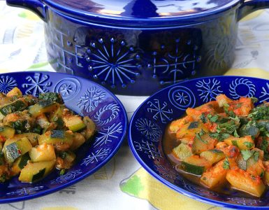 Moroccan Couscous with Seven Vegetables - Couscous Bidaoui - Taste of Maroc