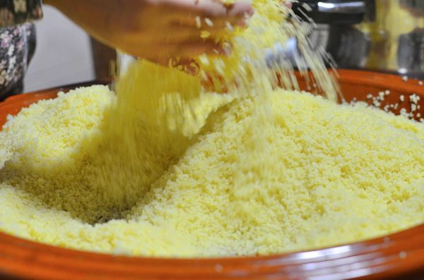How to Steam Couscous in a Couscoussier - Taste of Maroc