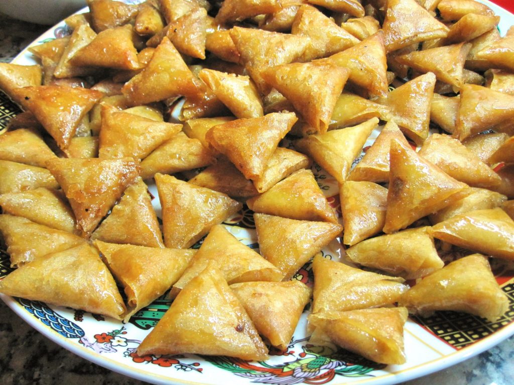 Almond Briouat Recipe - Moroccan Pastries with Almonds and Honey