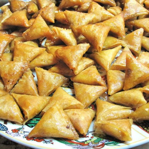 Almond Briouat Recipe - Moroccan Pastries with Almonds and Honey