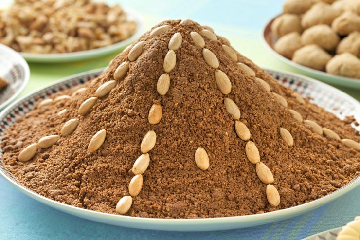 Sellou Recipe - Sfouf or Zmita - Taste of Maroc