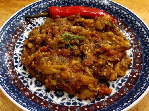 Moroccan Zaalouk Recipe - Eggplant and Tomato Salad or Dip - Taste of Maroc